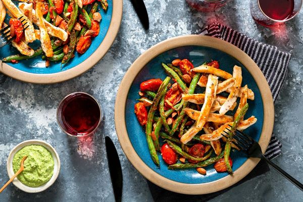 Catalan Chicken with Green Romesco and Spanish Green Beans | Sunbasket