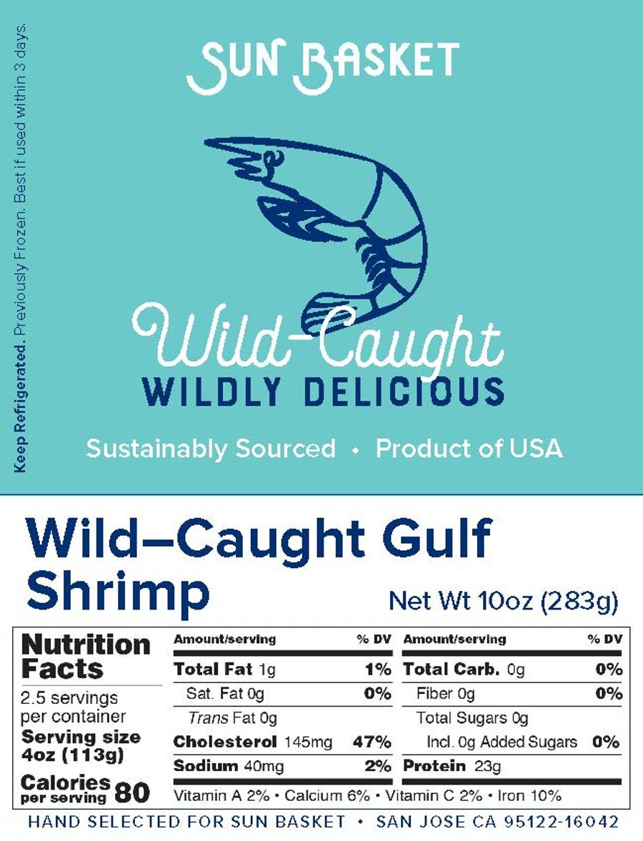 Wild Gulf Shrimp Sunbasket